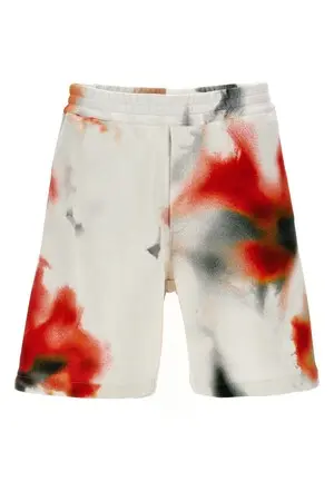 Alexander McQueen Obscured Flower Bermuda Shorts