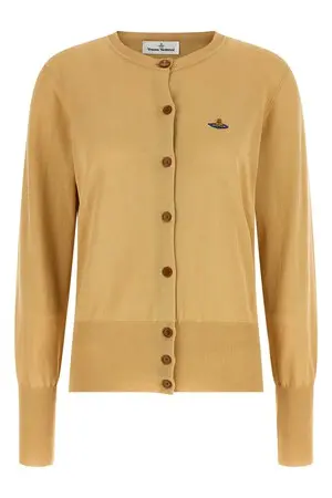 VIVIENNE WESTWOOD Bea Cotton Cardigan - Beige