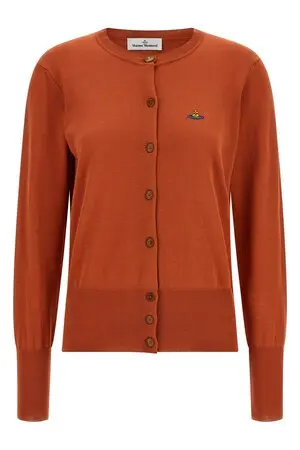 VIVIENNE WESTWOOD Bea Cotton Cardigan - Orange