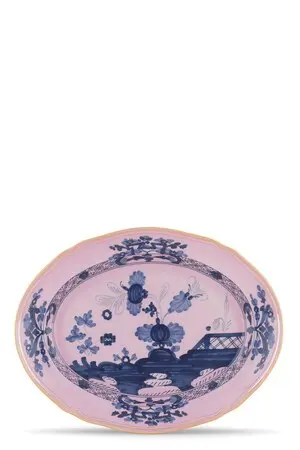 GINORI 1735 Orienteitaliano' Oval Serving Plate ⌀38,5cm - Pink