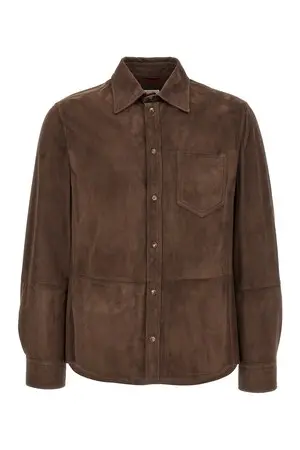 BRUNELLO CUCINELLI Suede Overshirt