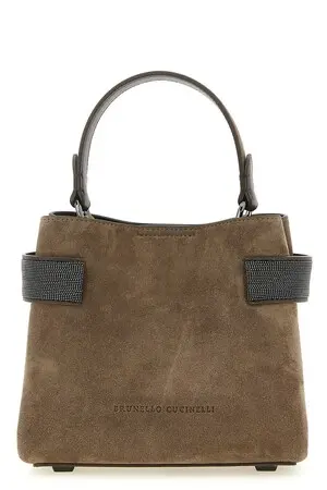 Brunello Cucinelli Essence' Small Handbag - Brown
