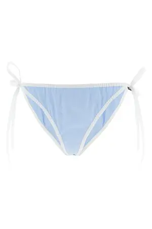 Miu Miu Poplin Bikini Briefs - Light Blue