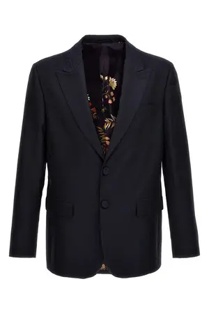 Etro Single-breasted Jacquard Blazer