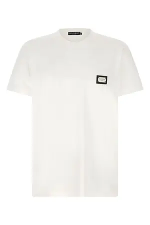 Dolce & Gabbana Logo Plate T-shirt - White