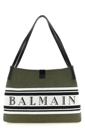 Balmain Medium 'release' Shopping Bag - Green