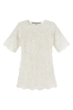 Comme Des Garçons Macramé T-shirt - White
