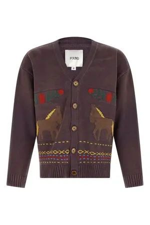 FOUND Horse' Cardigan - Brown