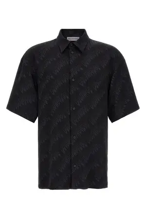 Balenciaga Logo Shirt - Black