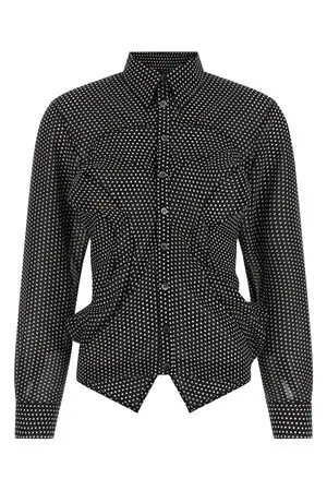 Junya Watanabe Polka Dot Shirt - White/black