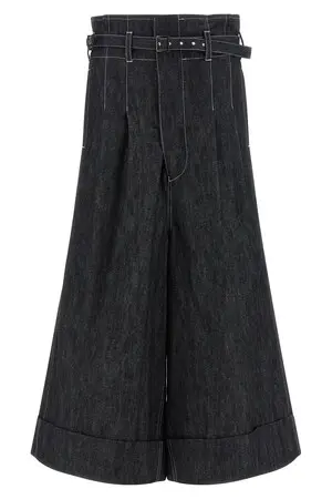 Junya Watanabe High Waist Jeans - Black