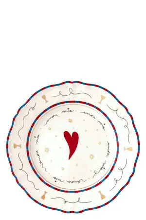 BITOSSI Cuore' Dinner Plate ⌀ 26.5 Cm - Multi