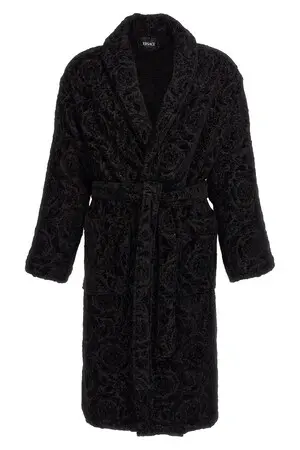 Versace Barocco' Bathrobe - Black