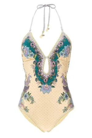 Zimmermann ZIMMERMANN Indra Scarf Print One-Piece Swimsuit Multi