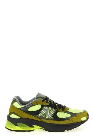 NEW BALANCE 2010 Leather And Mesh Sneakers - Multi