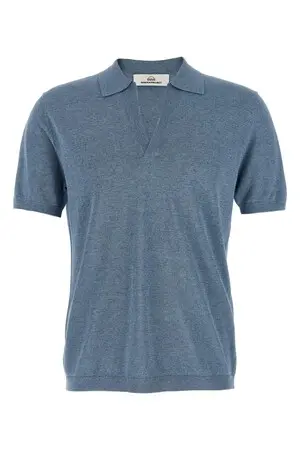 RIVIERA PROJECT Open Collar Polo Shirt