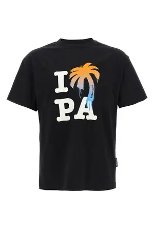 Palm Angels I Love Pa' T-shirt - Black