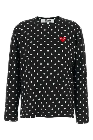 Play Comme Des Garcon Long Sleeve T-shirts For Women