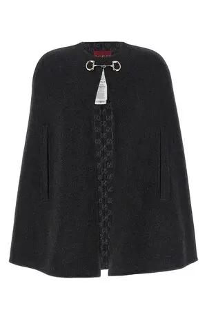 Gucci Morsetto Cape - Gray