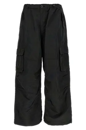 COMME DES GARҪONS HOMME Shiny Wrinkled Fabric Cargo Pants