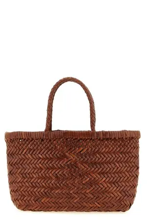 Dragon Diffusion Flat Gora Mini Handbag - Brown