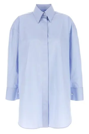 Givenchy Asymmetric Cotton Poplin Shirt
