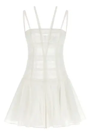 GIOVANNI BEDIN Chantilly Lace Dress - White