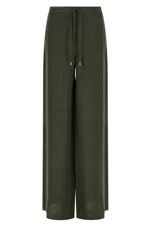 Max Mara Mstpelota Linen Trousers - Green