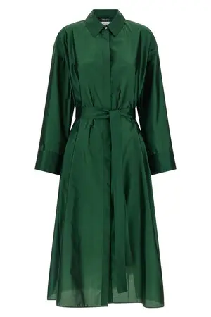 Max Mara Smmanna Silk Blend Organza Midi Dress