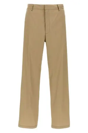 Prada Cotton Blend Poplin Trousers