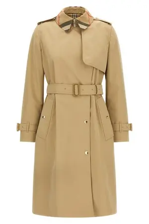 Burberry Sandridge' Trench Coat - Beige