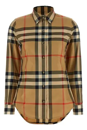 Burberry Lapwing Check Cotton Twill Shirt
