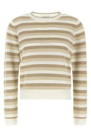Brunello Cucinelli Striped Cotton Pullover
