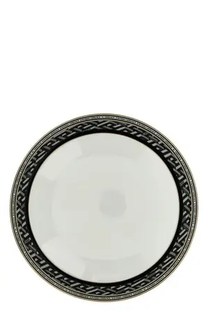 Versace Soup Plate 'la Greca' ⌀ 22 Cm - White/black