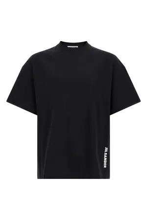 JIL SANDER Logo T-shirt - White/black