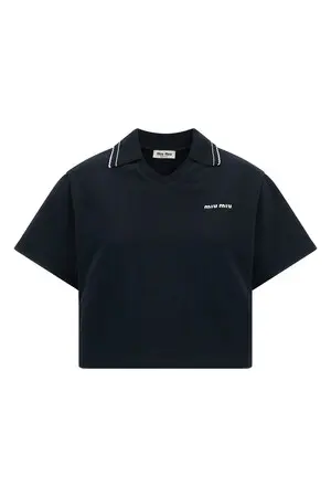Miu Miu Cropped Sweatshirt
