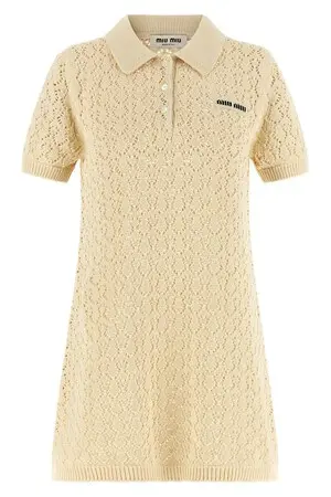Miu Miu Openwork Cotton Dress