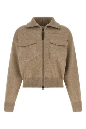 Brunello Cucinelli Wool Zip-up Cardigan