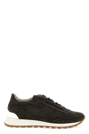 Brunello Cucinelli Suede Monile Sneakers