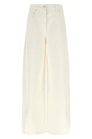 Brunello Cucinelli Wide Barrel Denim Jeans