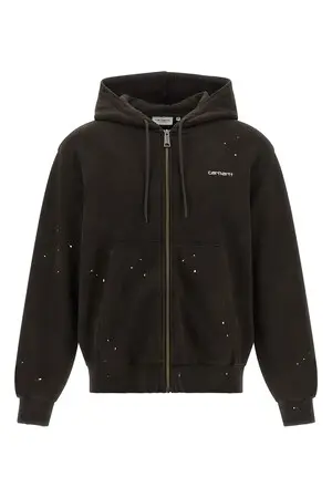 Carhartt Work In Progress Painter Cotton Hoodie - Brown