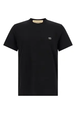 Valentino Garavani Vlogo' Embroidery T-shirt - Black