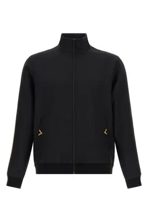 Valentino Garavani Tech Fabric Turtleneck Sweatshirt
