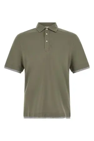 Brunello Cucinelli Faux Layering' Polo Shirt