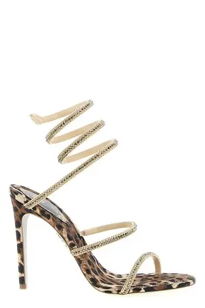Rene Caovilla Cleo Leopard Sandals