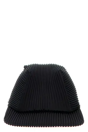 Issey Miyake Pleated Fabric Cap - Black