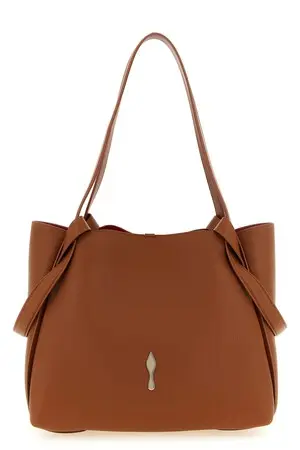 CHRISTIAN LOUBOUTIN Bettina Small Shopping Bag - Brown