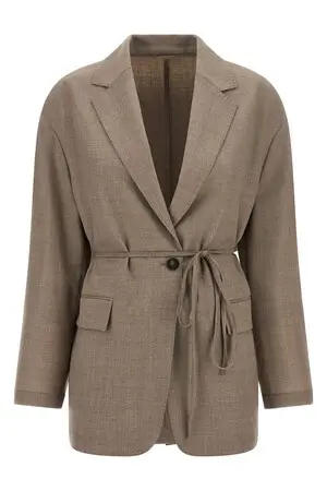 Brunello Cucinelli Fresh Wool Single-breasted Blazer