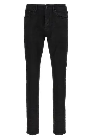 PURPLE BRAND P001 Resin 3/d Denim Jeans - Black