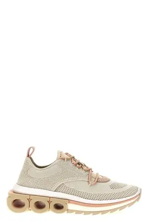 FERRAGAMO Nima Stretch Knit Sneakers - Multi